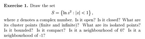 Solved Exercise 1 Draw The Set S Lnz2 Z