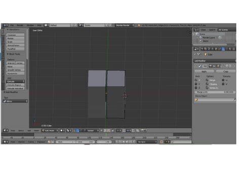 How To Join My Object With Its Mirror Modifier Blender Stack Exchange