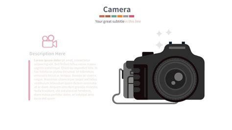 Camera With Video Camera Next To It Google Slide Theme And Powerpoint Template Slidedocs