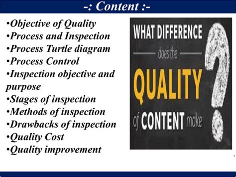 Inspection And Testing Of Quality In Tqm Pdf Business Business