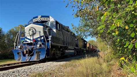Lake State Railway Train 326 With Lsrc 4325 And Lsrc 302 Alpena Mi