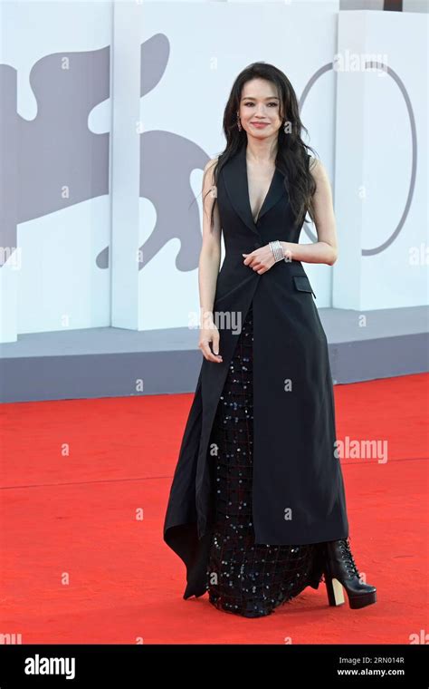 Venice Lido Italy 30th Aug 2023 Shu Qi Attends The Venice Film