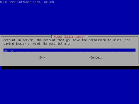Clonezilla SysRescCD Documentation Getting Backups On Samba