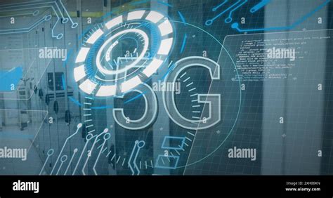 Image Of Scope Scanning With 5g Text And Data Processing Over Server