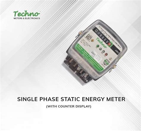 1 5 30 Single Phase Techno Meter Model Name Number TMCB01M At Rs 390 In Coimbatore
