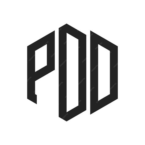 Premium Vector Pdd Logo Design Initial Letter Pdd Monogram Logo Using