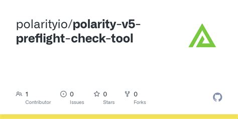 Github Polarityiopolarity V5 Preflight Check Tool