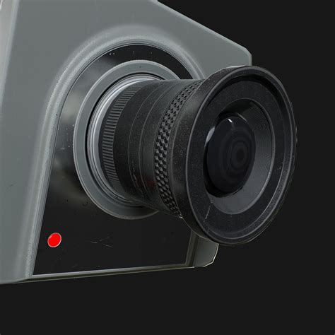 Artstation Cctv Camera Vr Ar Low Poly 3d Model Game Assets