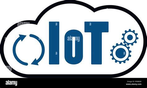 Cloud Iot Internet Of Things Icon Stock Vector Image And Art Alamy