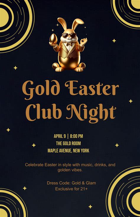 Free Easter Egg Hunt Poster Template To Edit Online