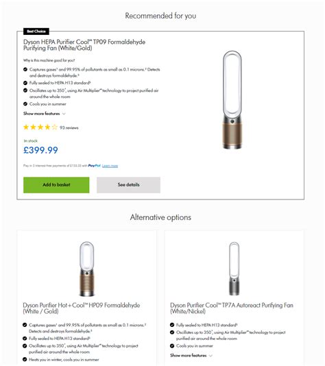 Help Me Choose Air Treatment Machine Purifier Dyson Community