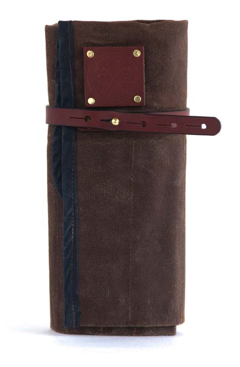 Handmade Waxed Canvas Tool Roll Old News Club
