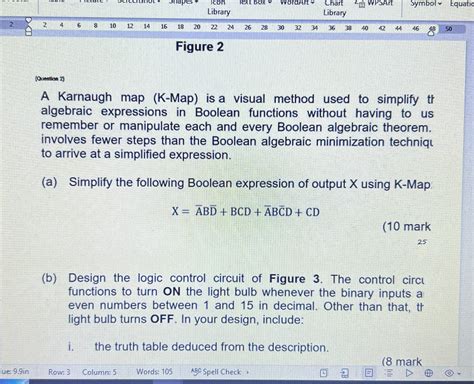 Solved Figure Question A Karnaugh Map K Map Is A Chegg