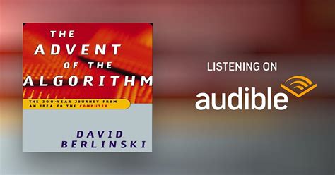 Advent Of The Algorithm By David Berlinski Audiobook Au