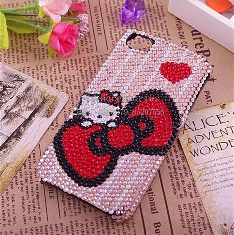 Hello Kitty Rhinestone Iphone Case
