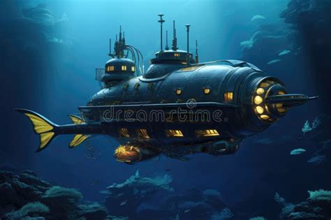 3d Submarine Render Stock Illustrations 387 3d Submarine Render Stock