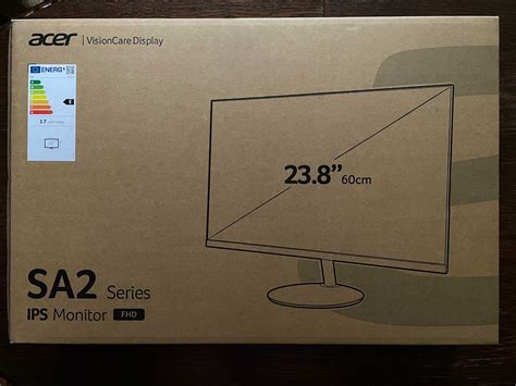 Монитор 23.8" Acer SA242YEbi Black Full HD IPS, 100Hz, 1ms, HDMI/VGA: 5 ...