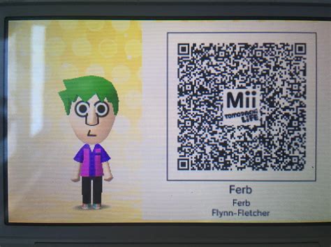 Phineas And Ferb Mii