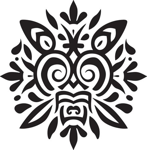 Indigenous Inspiration Dayak Pattern Vector Design For Cultural