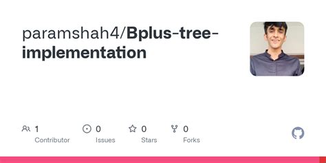 GitHub Paramshah Bplus Tree Implementation
