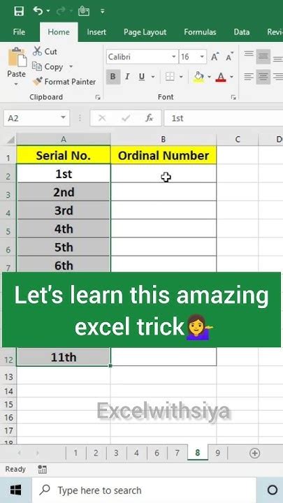Lets Learn This Amazing Excel Trick 💁‍♀️📉 Learnexcel Msexcel