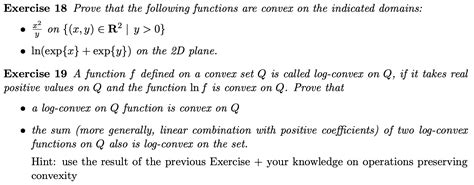 exercise 18 prove that the following functions are
