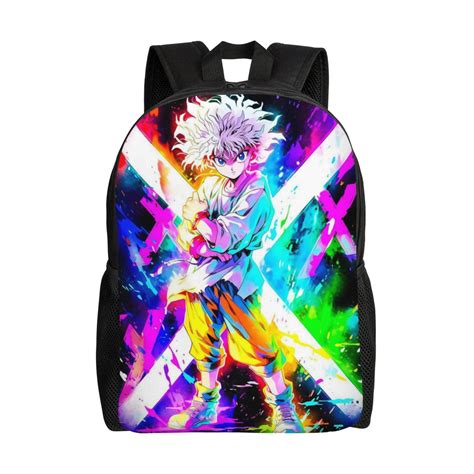 Hunter X Hunter Killua Lightning Backpac Cute Backpac Lightweight Laptop Bag Daypack 16in