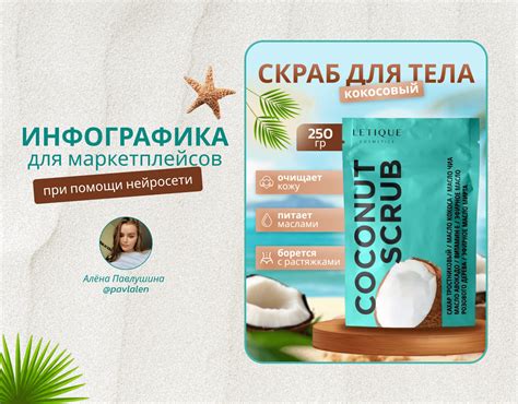 Инфографика скраба для тела on Behance
