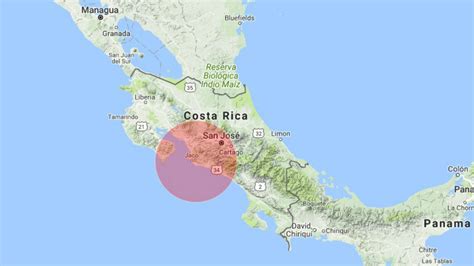 Sismo De Magnitud 52 Sacude El Pacífico De Costa Rica