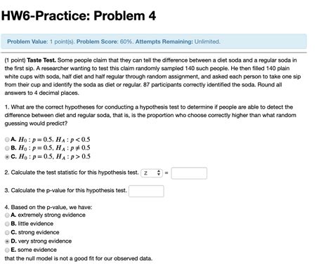 solved hw6 practice problem 4 problem value 1 points