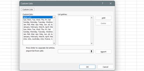 Excel Custom List Creation Guide Softwarekeep