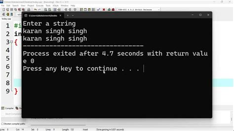 program to read multi words using scanf in c strings in c c