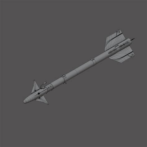 Aim 9l Sidewinder Low Poly Model 3d Model Turbosquid 2427022