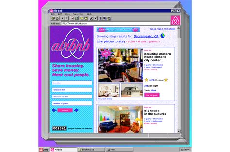 Twitch Spotify Airbnb And Others Reimagined As 90s Websites 90s