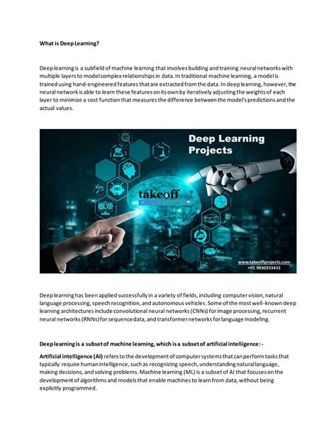 Ppt Deep Learning Projects Powerpoint Presentation Free Download
