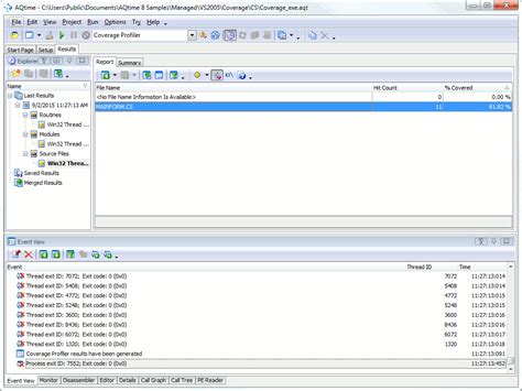 Coverage Profiler Tutorial 2 Analyzing The Profiling Results