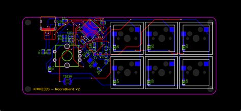 Macro PCB Integrated ProMicro USB C EasyEDA Open Source Hardware Lab