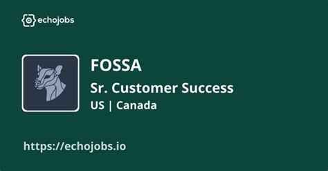 Fossa Is Hiring Sr Customer Success And Consulting Engineer Usd 160k 225k Remote Us Canada