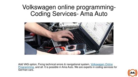 Ppt Volkswagen Online Programming Coding Services Ama Auto