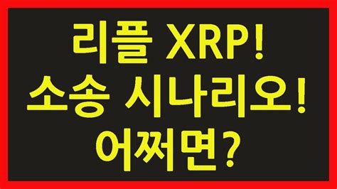 리플 코인 전망 Xrp 가격 시세 소송 속보 Sec 약식 판결 재판 시나리오 어쩌면 궁금하네~ Youtube