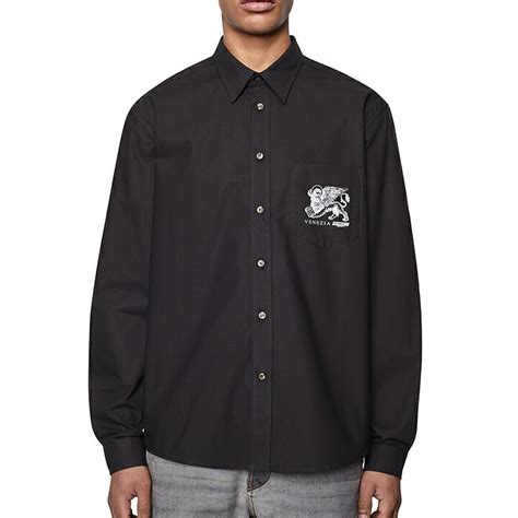 【楽天市場】 Diesel ディーゼル メンズ ワンポイントグラフィックプリント 長袖コットンシャツ【s Harry】【サイズxs】【1サイズ