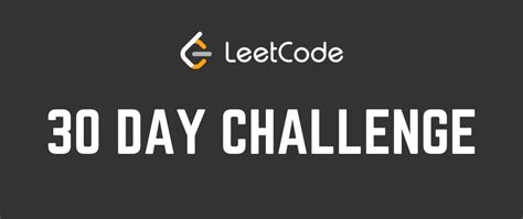 30 Day Leetcoding Challenge Dev Community