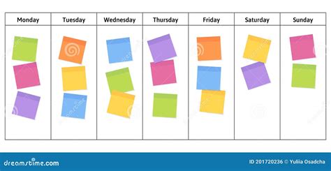 Kanban Board With Blank Sticky Note Papers For Writing Task Agile Project Management Tasks
