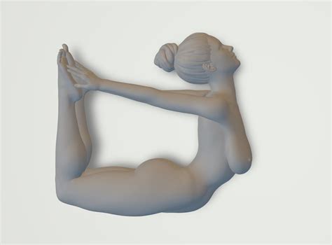 Highly Detailed Model Figure Of A Women Bending Naked Mm Etsy