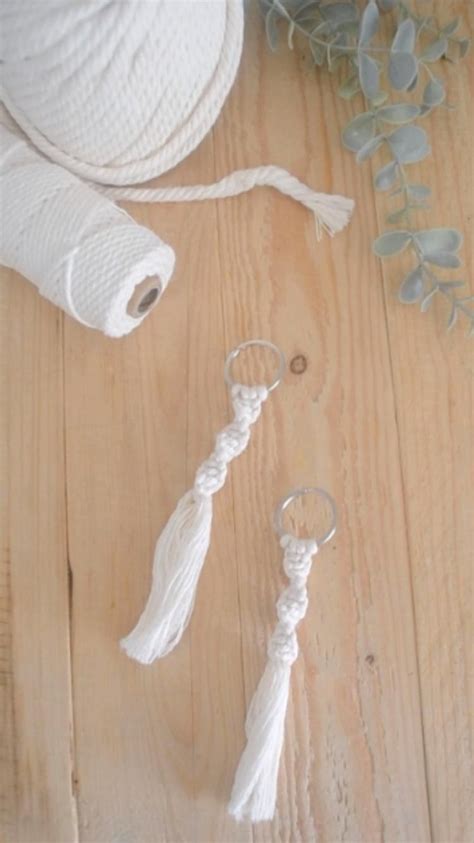 a diy macrame keychain tutorial easy and beginner friendly artofit