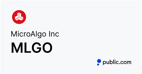 Buy Microalgo Inc Stock Mlgo Stock Quote Today And Investment Insights