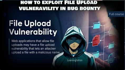 exploit file upload vulnerability in bug bounty learn hacking a z