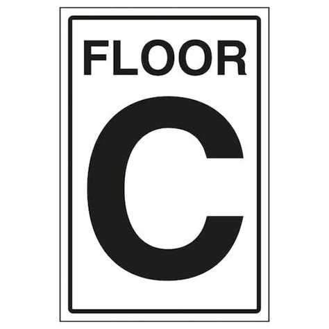 Floor Level C Sign Ref St3 Safety Sign Warehouse