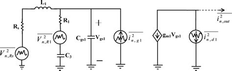 Noise Equivalent Small Signal Model Of The Proposed Lna Design