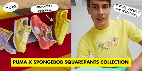 The Puma X Spongebob Squarepants Collab Has Sneakers And Tees